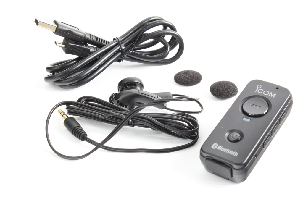 ICOM VS-3 Bluetooth®-Headset mit PTT für IC-A16E / IC-A25NE / IC-A120E ...