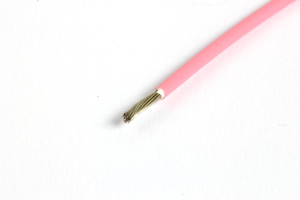 Kabel SPEC 44 Wire, AWG22, rosa, 1m | fischer-flugzeugservice