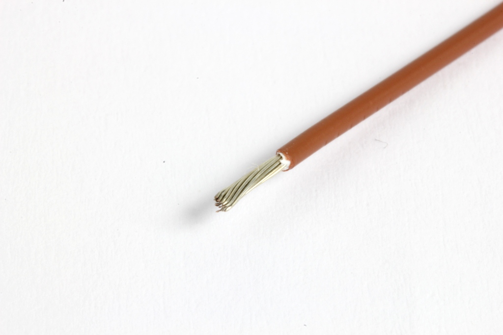 Kabel SPEC 44 Wire, AWG22, braun, 1m | fischer-flugzeugservice